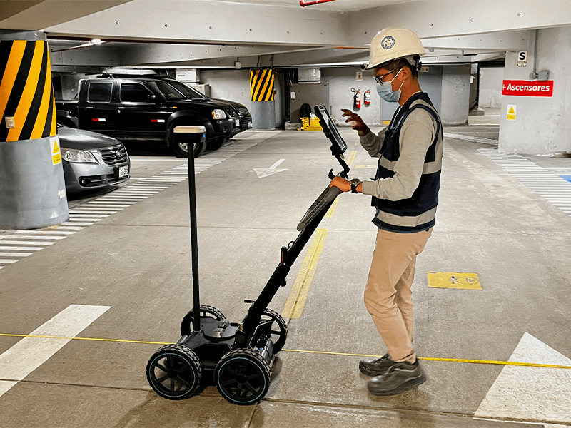 Estudio de Cimentación con Georradar - Ministerio de Vivienda | GEOSENSOR